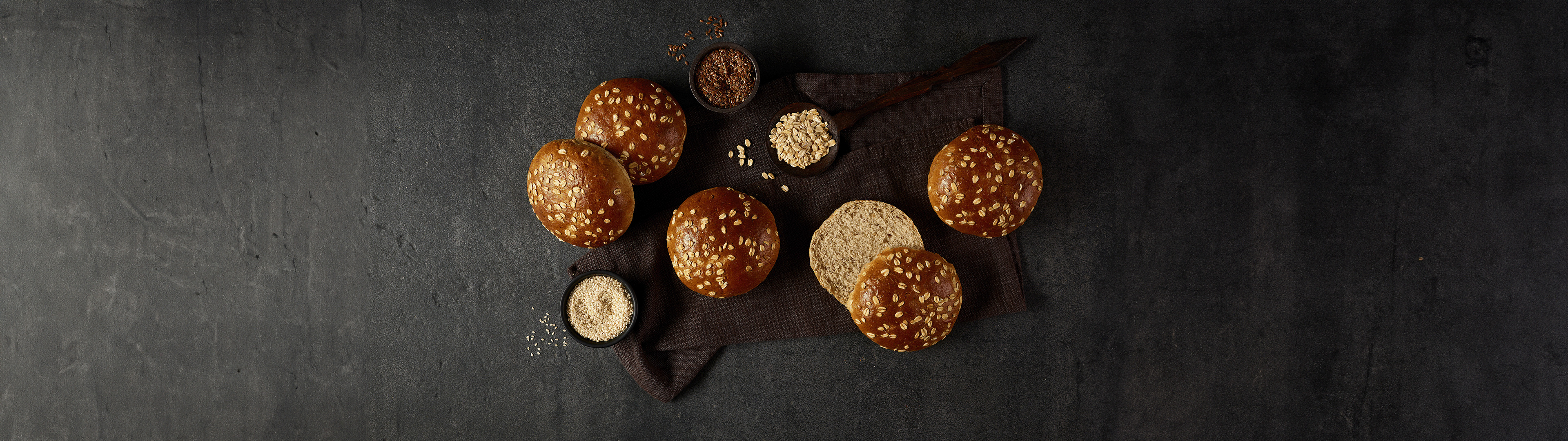 Premium multiseed brioche round 85 Panesco | LLBG