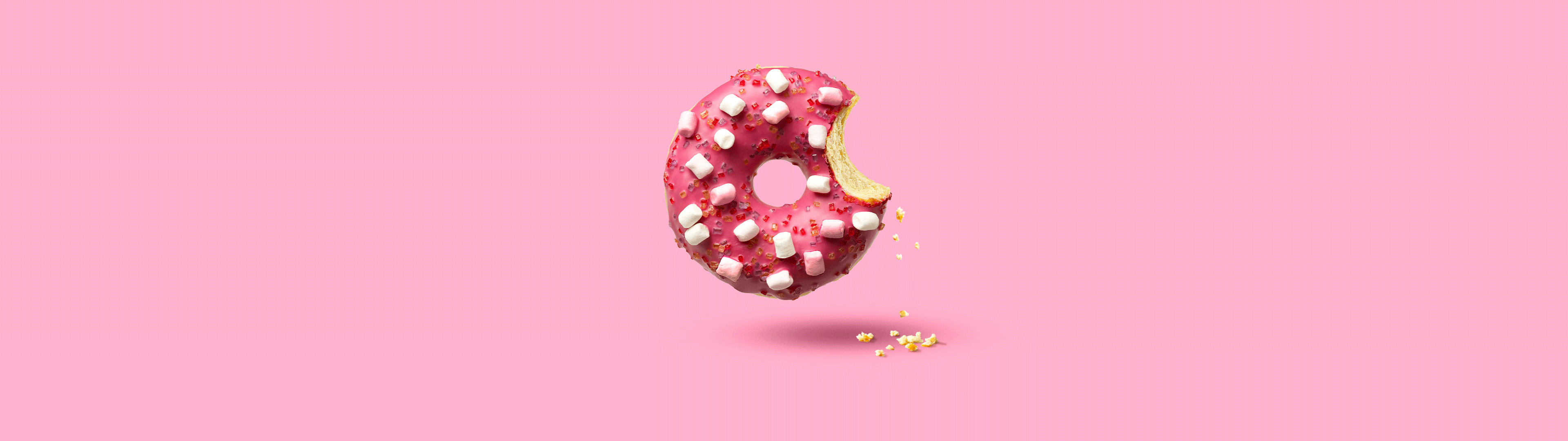 PINKIE Donut worry be happy | La Lorraine Bakery Group